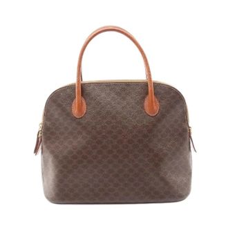 Celine Pre-owned Macadam Coated Canvas Handbag - - Pre-owned - Damen - Braun - ONE SIZE