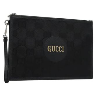 Gucci Pre-owned Vintage GG Canvas Clutch - - Pre-owned - Damen - Schwarzk - ONE SIZE