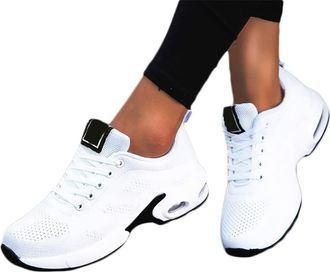 Minetom Damen Mesh Sneaker Laufschuhe Turnschuhe Sportschuhe Running Tennis Straßenlaufschuhe Dämpfung Leichtgewichts Atmungsaktiv Walkingschuhe Outdoor Fitne