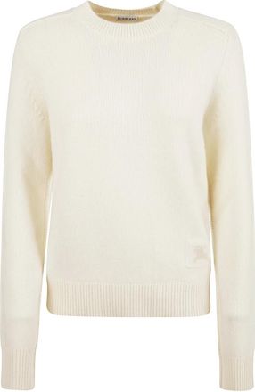 Burberry Femme, Pulls, Beige, Taille: 40 FR Pulls &agrave; col rond