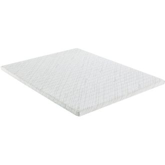 Vente-Unique Vente-unique - Surmatelas 140 x 190 cm m&eacute;moire de forme coutil bambou &eacute;p.5cm - luffy de naturea