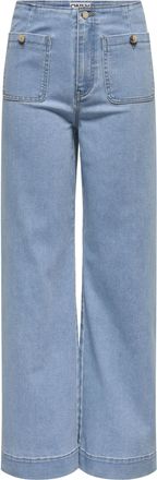 Only Female Jeans mit weitem Bein ONLMADELINE Hohe Taille Weiter Beinschnitt Jeans