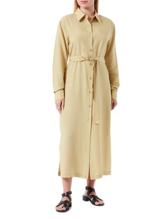 Triumph Womens Thermal MyWear Maxi Dress Bademantel, Moss Light, 44