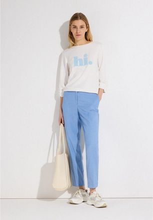 More & More Sweatshirt supersoftes 3/4 Arm Sweatshirt, Perlenschrift