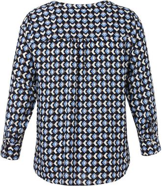 Via Appia Due Klassische Bluse Bluse V-Ausschnitt 1/1 Arm Druck
