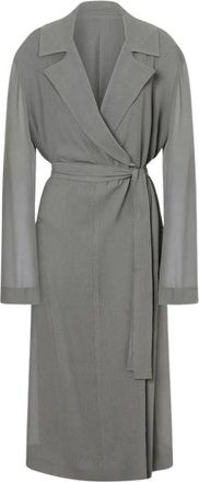 Alberta Ferretti Femme, Manteaux, Gris, Taille: 40 FR Trench Manteaux