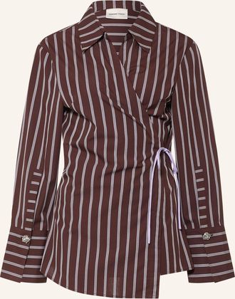 Fabienne Chapot Wickelbluse Tamar braun