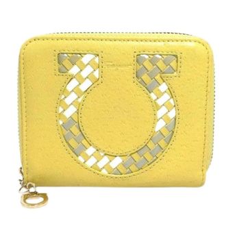 Ferragamo Pre-owned Leder-Portemonnaie - - Pre-owned - Damen - Gelb - ONE SIZE