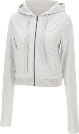 Entire studios Entire Studios, Femme, Sweatshirts et sweats &agrave; capuche, Gris, Taille: 36 FR Lightweight Cropped Zip Up