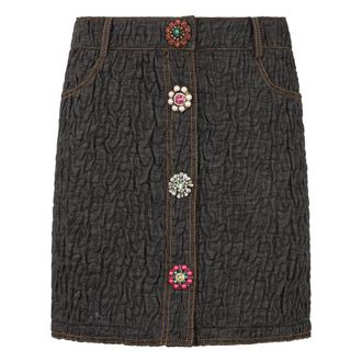 Moschino Damen, R&ouml;cke, Blau, XLGr&ouml;&szlig;e