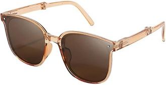 Generico Lunettes de soleil pliables polaris&eacute;es - Lunettes de soleil modernes carr&eacute;es | Lunettes de mode l&eacute;g&egrave;res, lunettes de conduite portables, verres de pro