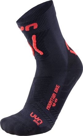 UYN Herren Mtb Cyclingsocken Herren Socke, Black/Red, 45-47 EU