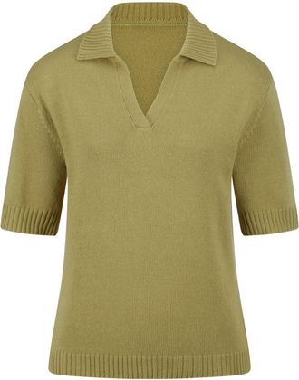 Peter Hahn Pullover Polokragen Peter Hahn gr&uuml;n