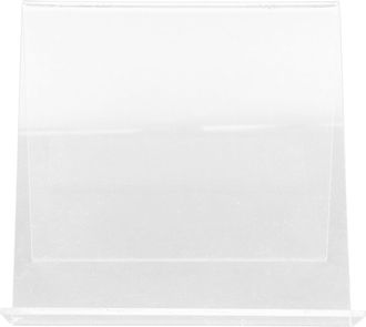 IFUNDOM Transparenter Acryl Schallplattenhalter Desktop Aufbewahrungsständer Robust Stabil Platzsparend für Vinyl Alben