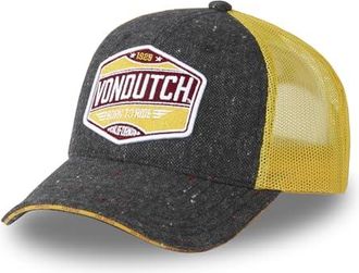 Von Dutch Casquette Homme & Femme, Casquette Trucker Mixed, Ajustable, Gris Taille TU
