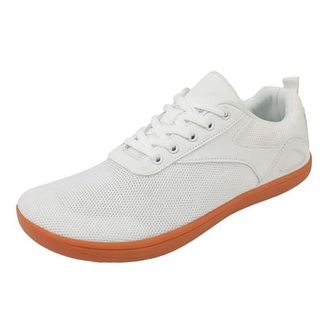 Generico Chaussures de marche confortables larges pour homme, chaussures d&eacute;contract&eacute;es de sport pour lint&eacute;rieur et lext&eacute;rieur avec semelle douce, Blanc, 40 EU