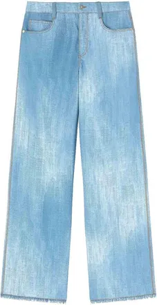 Ermanno Scervino Pantalons D&eacute;contract&eacute;s - Denim