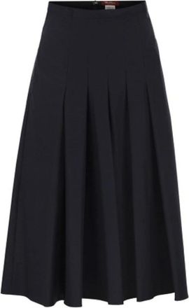 Max Mara Femme, Jupes, Bleu, Taille: 36 FR Mstvolume Jupe Midi