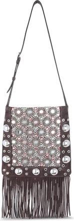 Valentino Garavani Hobo Bags - Brown Nellcote Shoulder Bag - Gr. unisize - in Grau - f&uuml;r Damen