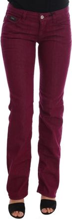 Costume National Rote Straight Fit Luxus Jeans - - Jeans - Damen - Rot - 8XL