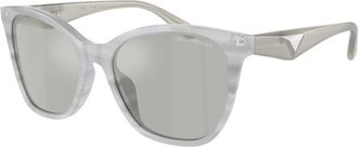 Emporio Armani Femme, Accessoires, Gris, Taille: 56 MM Ea4222U Lunettes de soleil