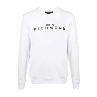 John Richmond Homme, Sweatshirts et sweats à capuche, Blanc, Taille: 2XL T-shirt dentraînement élégant