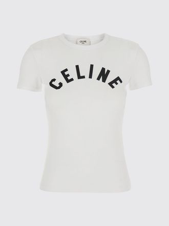 Celine T-Shirt Femme couleur Blanc