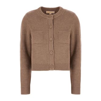 Michael Kors Wollcardigan - - Knitwear - Damen - Braun - L