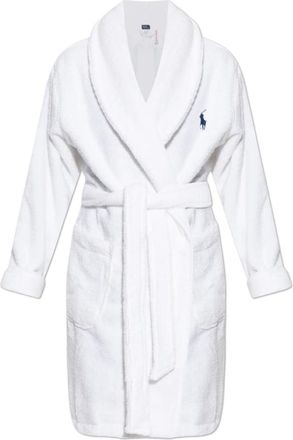 Polo Ralph Lauren Bademantel mit Logo - - Nightwear & Lounge - Damen - Wei&szlig; - L/XL