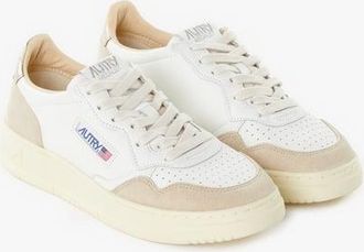 Autry Medalist Low-Top-Sneaker aus Leder in Gold