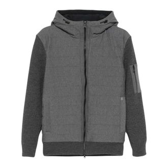 Paul & Shark Hybrid Full Zip Quilted Sweatshirt - - Jackets - Herren - Grau - 2XL