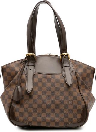 Louis Vuitton Hobo Bags - Damier Ebene Verona MM - Gr. unisize - in Braun - für Damen