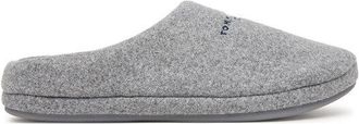 Tommy Hilfiger Hausschuhe Hilfiger Felt House Shoe FM0FM06017 Grau