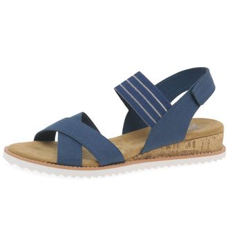 Skechers Womens Bobs Desert KISS Shore Enough, Marineblau, Textil, 40 EU