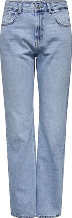 Only Female Straight-Fit Jeans ONLBLUSH Mittlere Taille Gerade geschnitten Jeans