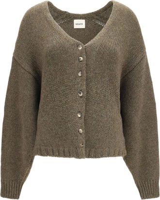 Khaite Axel Cardigan - Femme - Pulls - Vert - Taille: 36 FR
