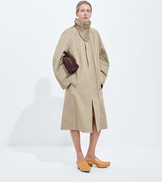 Bottega Veneta Trench en coton - Beige - Femme - 32