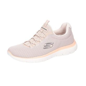 Skechers Summits Summer Blush 150268 Baskets de sport pour femme en TPE v&eacute;g&eacute;talien, taupe, 43 EU
