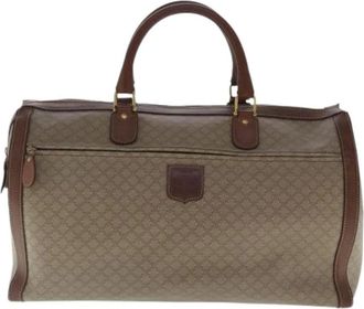 Celine unisex, Pre-owned, Beige, Taille: ONE Size Sac Week-End en Toile Pre-owned