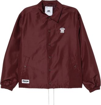 Chocoolate veste &agrave; patch logo - Rouge