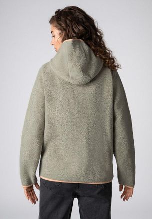 Sublevel Fleecejacke Damen Outdoor Fleece mit Kapuze, Brusttasche, Eingrifftaschen