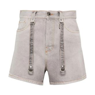 Off-white Burnished Lilac Cargo Shorts - - Shorts - Damen - Grau - W26