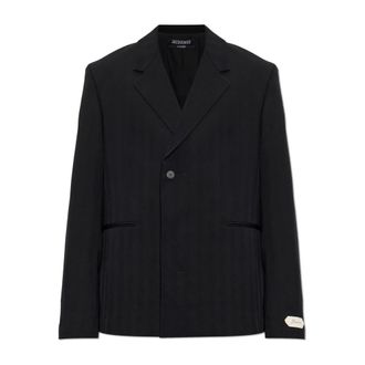 Jacquemus Veste Blazer en Laine - Homme - Vestes - Bleu - Taille: XL