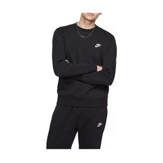 Nike Homme, Sport, Noir, Taille: M Sportswear Club Fleece Crew
