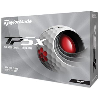 TaylorMade Unisex TP5 X Golfbälle, weiß, Einheitsgröße