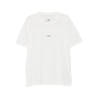 Maison Margiela T-Shirt mit Rundhalsausschnitt und kurzen &Auml;rmeln - - Tops - Herren - Wei&szlig; - XL