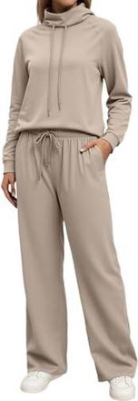 Generic Surv&ecirc;tement Femme Ensemble 2 Pi&egrave;ce Jogging Suit Sport D&eacute;contract&eacute; Ensemble Jogging Couleur Unie Sportswear f18