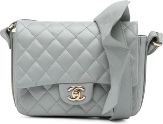 Chanel Pre-owned Mini Sac Bolero - Femme - Pre-owned - Gris - Taille: ONE Size
