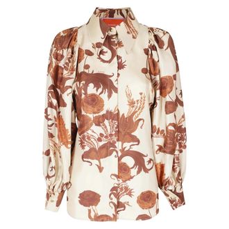 La DoubleJ Pouf-Bluse - - Blouses & Shirts - Damen - Beige - XS