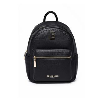 Ermanno Scervino Femme, Sacs, Noir, Taille: ONE Size Backpack